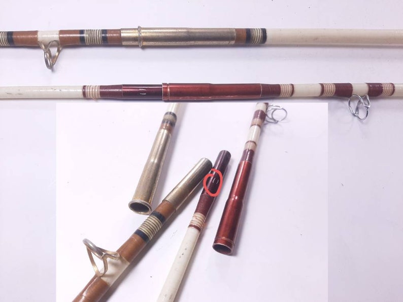 Pair of Vintage Shakespeare Wonder Rod Fishing Rods 6' & - Etsy