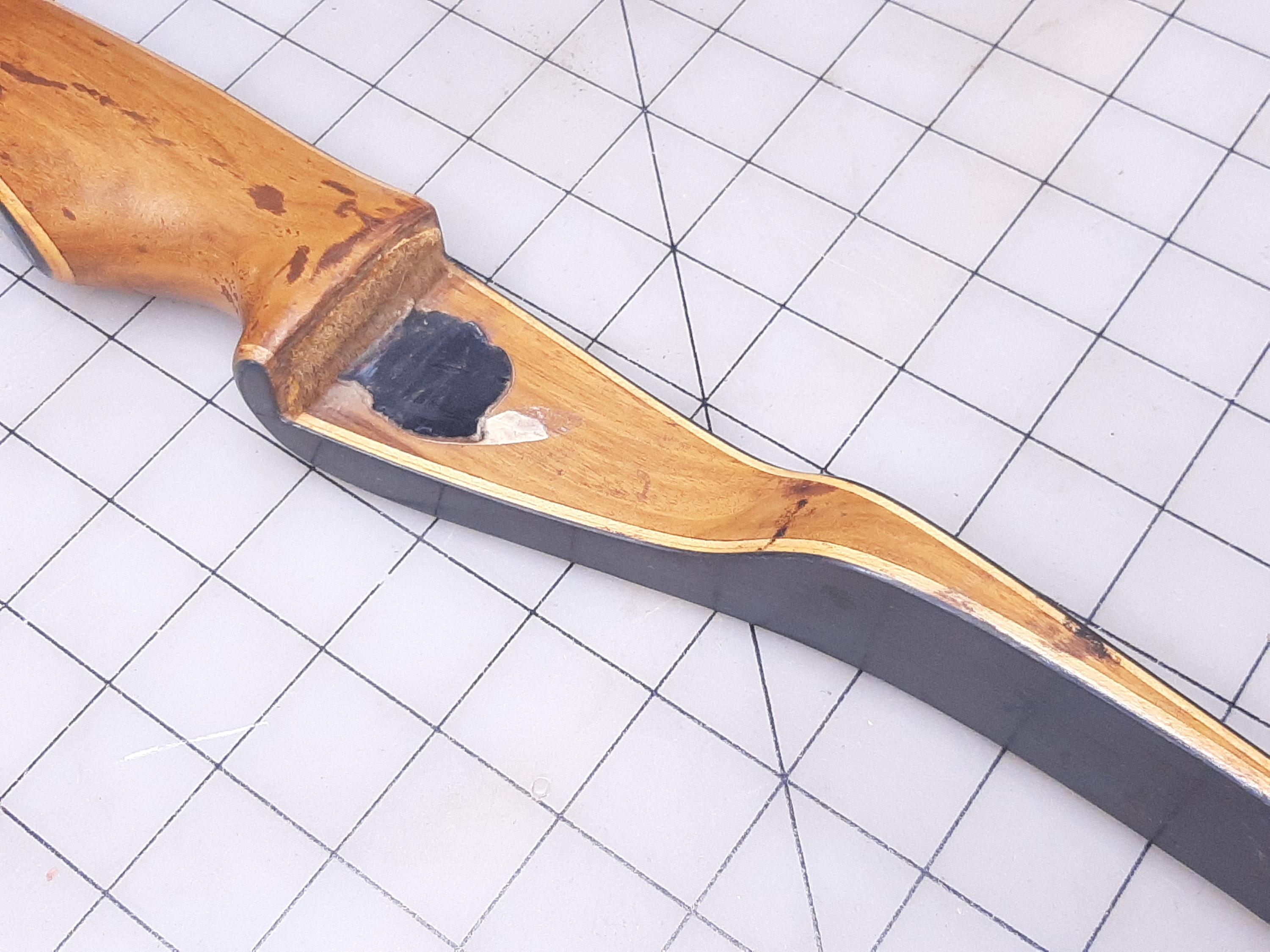 Vintage 1960s Indian Archery Cochise Recurve Wooden Bow #273, RH 56 ...