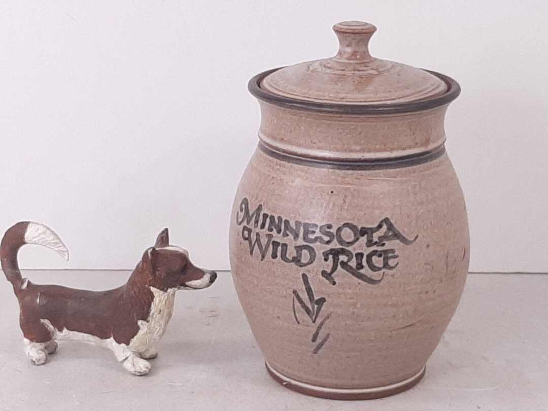 Vintage Deneen Pottery Canister With Lid, 8", Excellent Condition ...