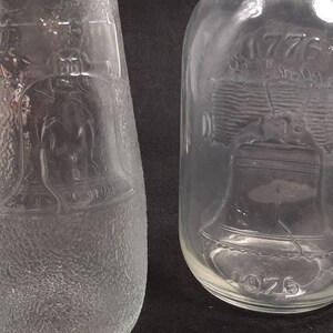 Vintage 1976 Liberty Bell Mason Jar-32oz and 1971 Limited Edition ...