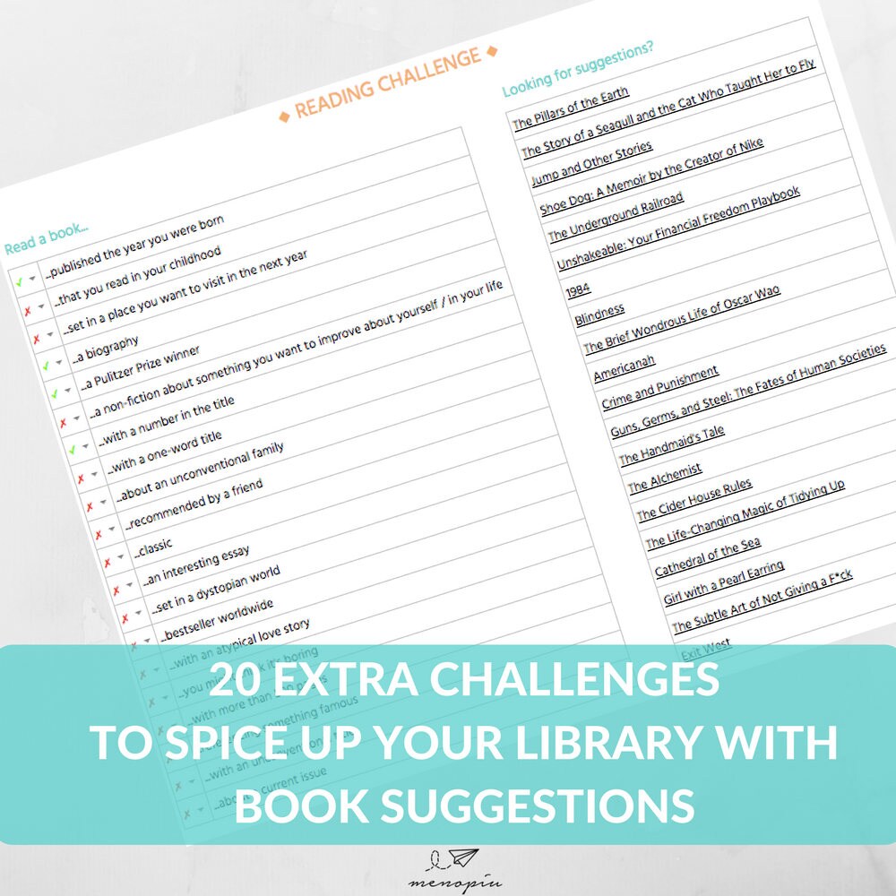 Book Collection Template, Books to Read Excel Template, Book Tracker ...