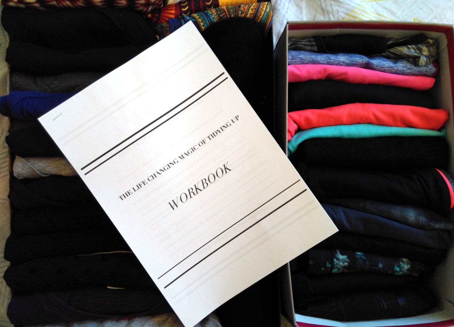 Konmari Method, Konmari Checklist, Marie Kondo Workbook, PDF Printable ...