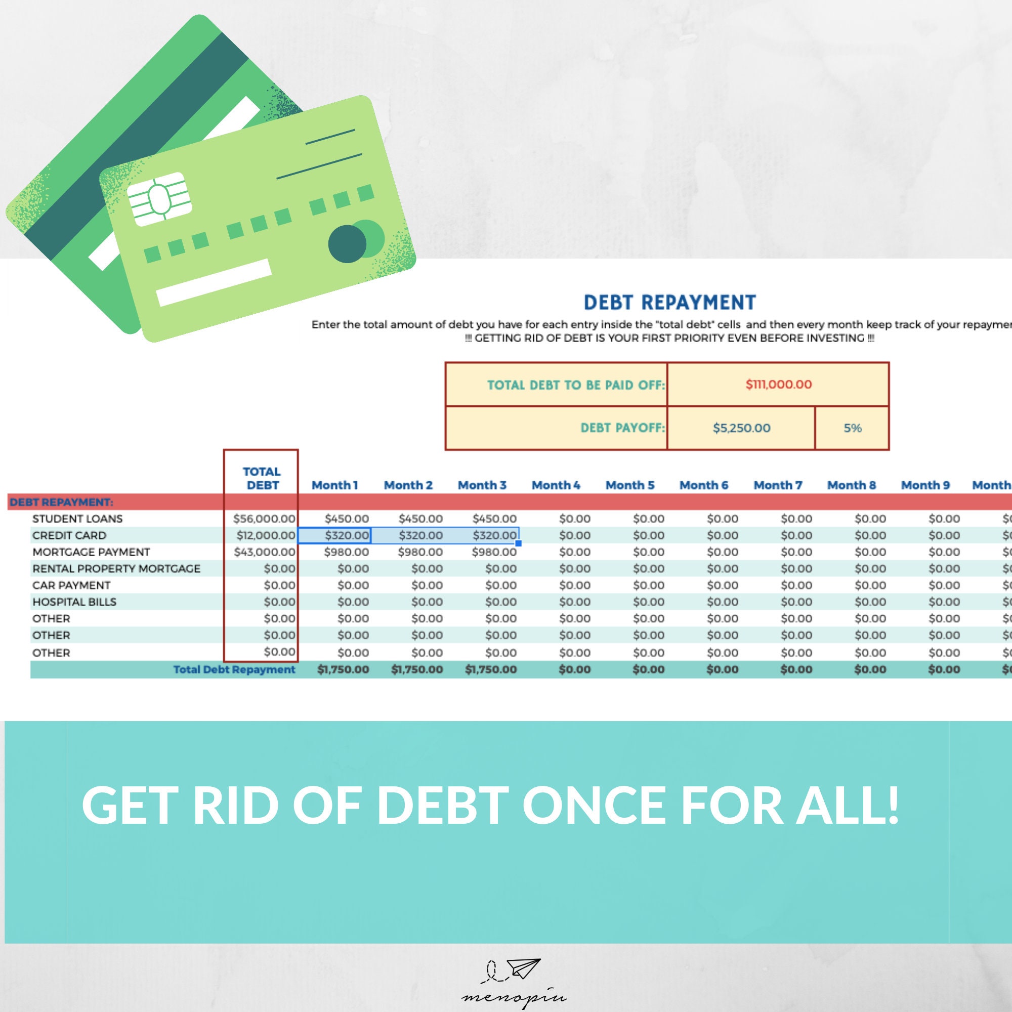 Financial Independence Spreadsheet - Financial Freedom Calculator ...