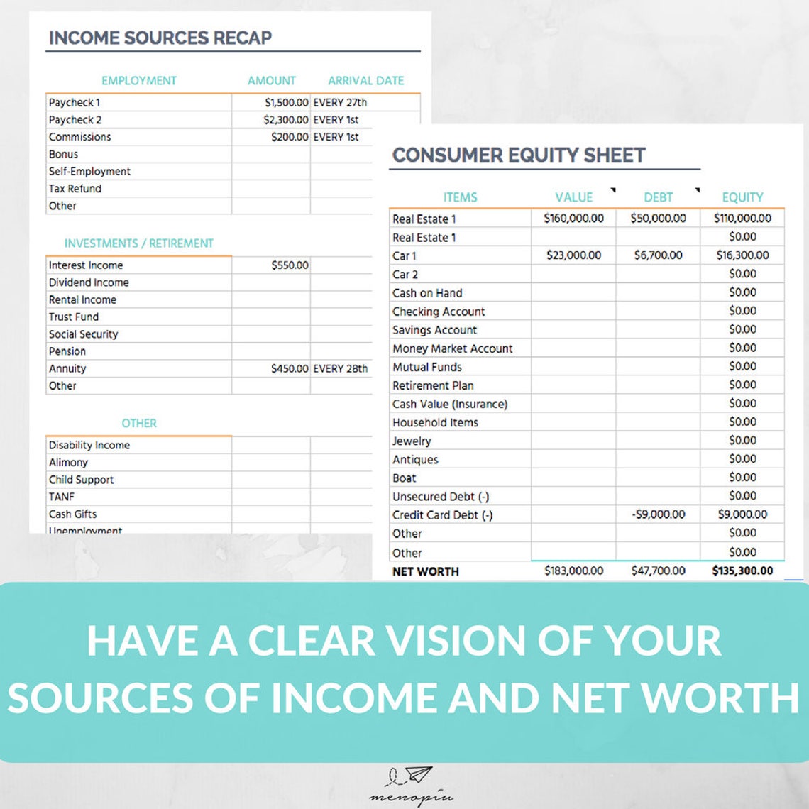 Dave Ramsey Budget System Template Dave Ramsey Baby Step - Etsy