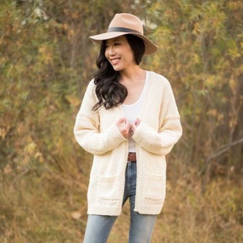 The Midtown Cardigan Knit Pattern - Etsy