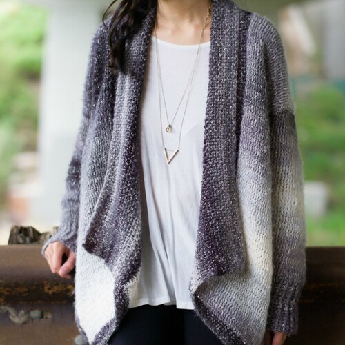The Cascade Cardigan Crochet Pattern - Etsy