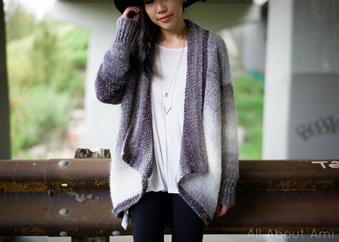 The Cascade Cardigan Crochet Pattern - Etsy