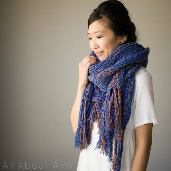 Two-tone Scarf Wrap Crochet Pattern - Etsy