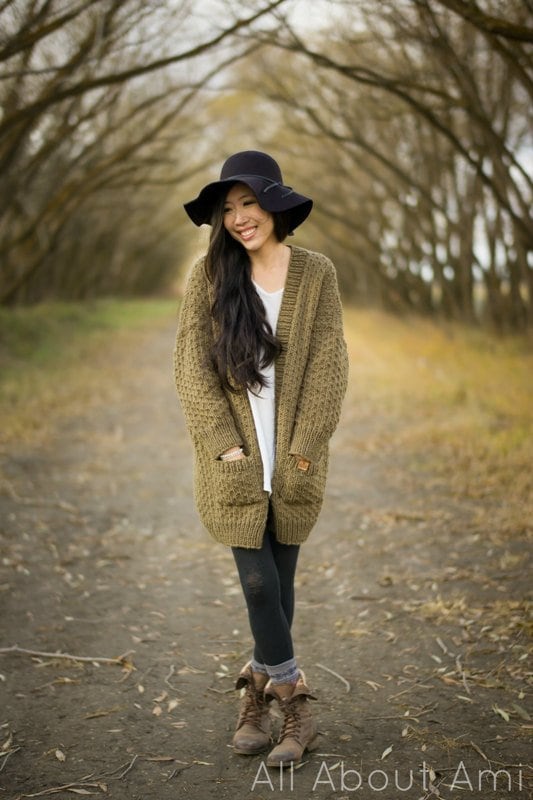 Dotty Cardigan Knit Pattern - Etsy