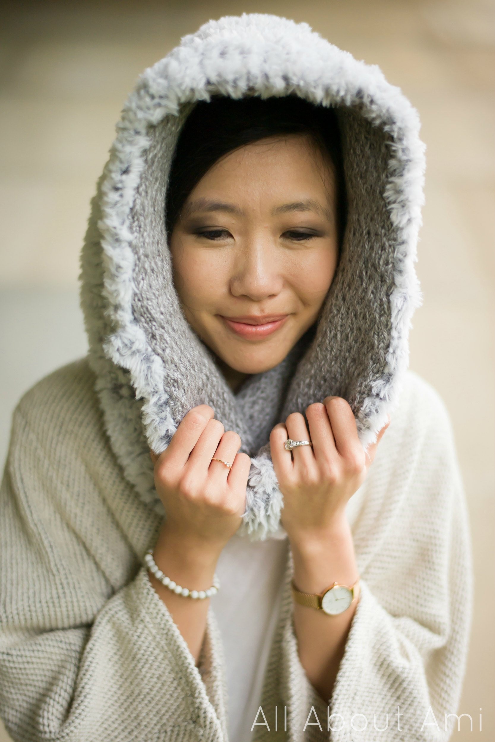 Luxe Faux Fur Cowl Knit Pattern - Etsy