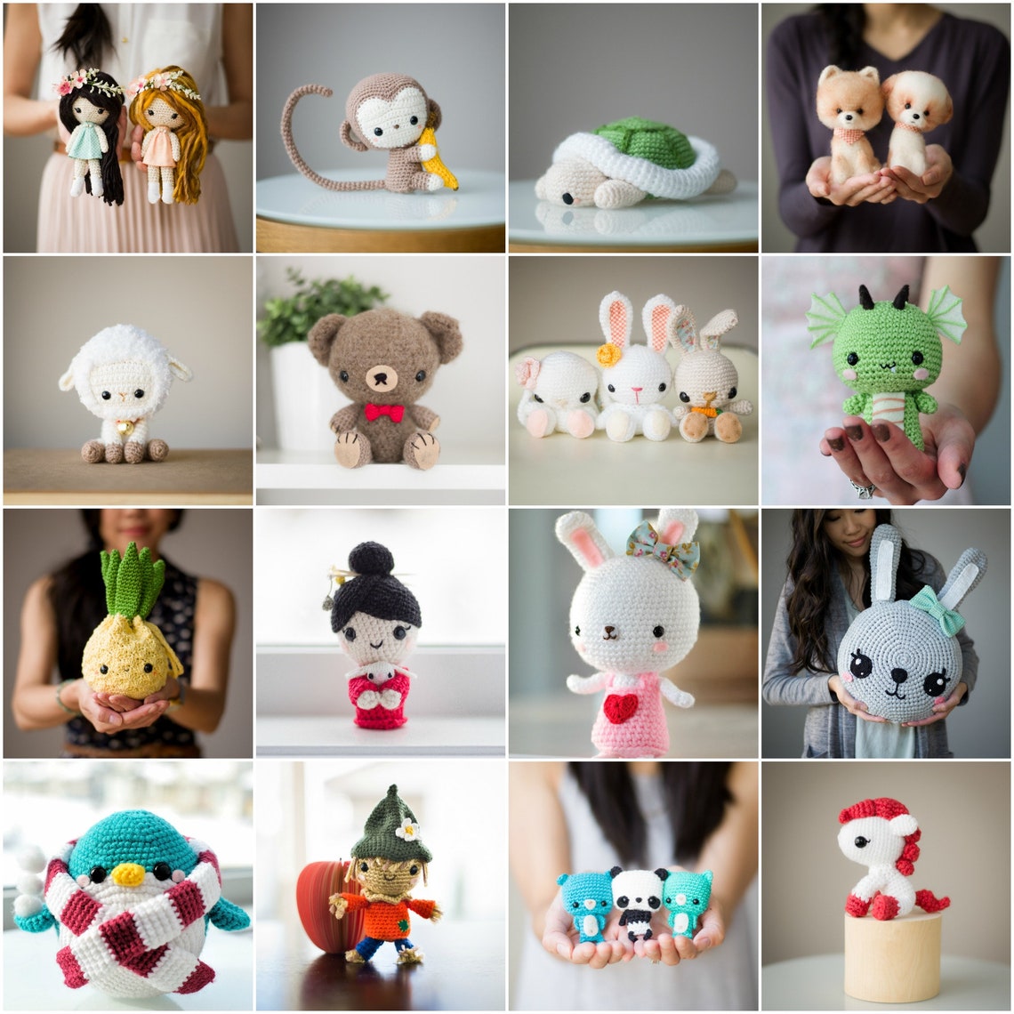 All About Ami Amigurumi PATTERN BUNDLE - Etsy