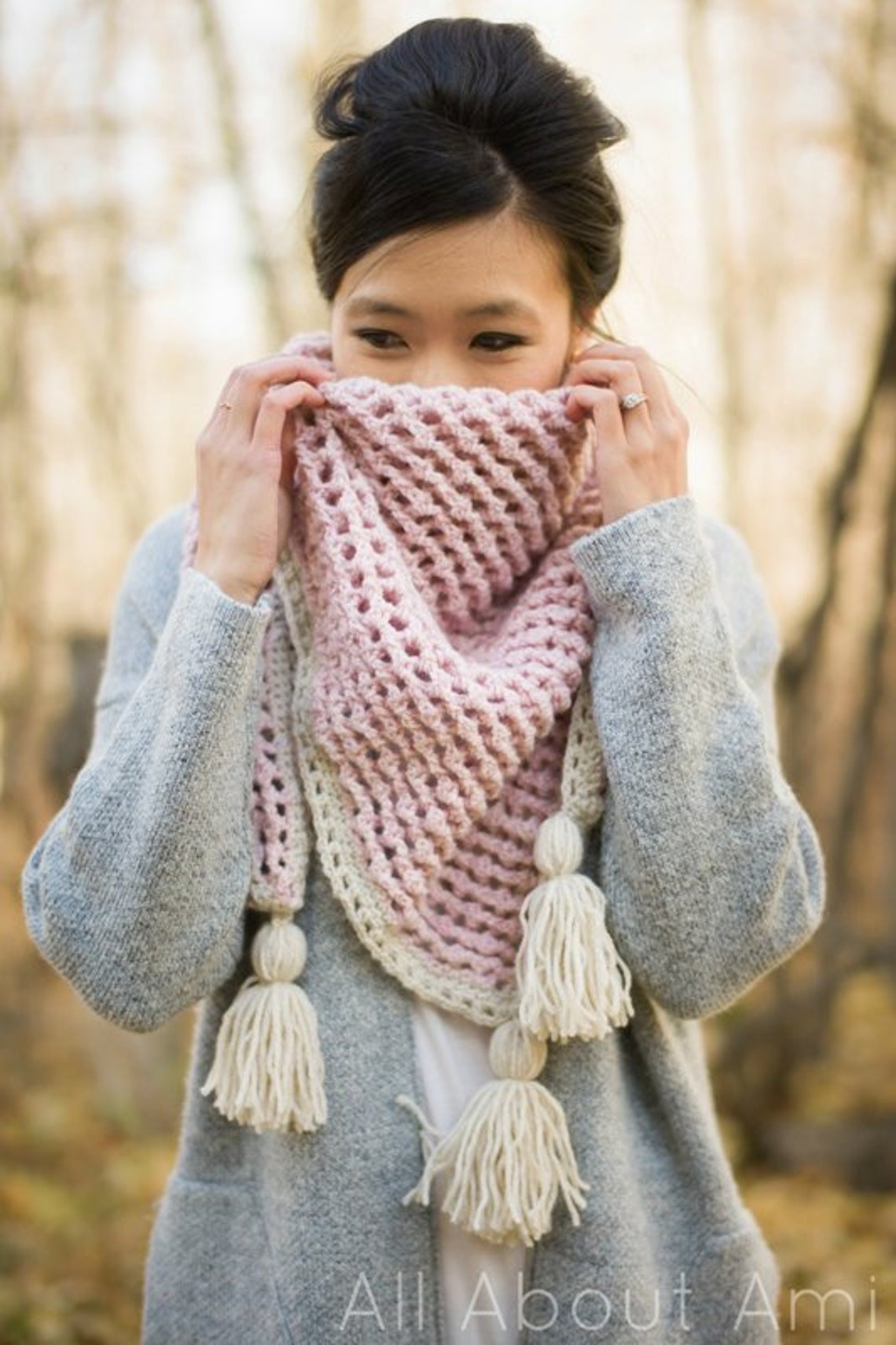 Crosswinds Triangle Scarf Crochet Pattern - Etsy