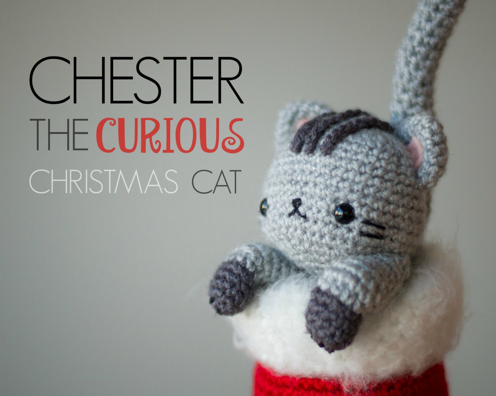 Chester the Christmas Cat Crochet Pattern - Etsy Canada