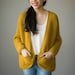 The Midtown Cardigan Knit Pattern - Etsy