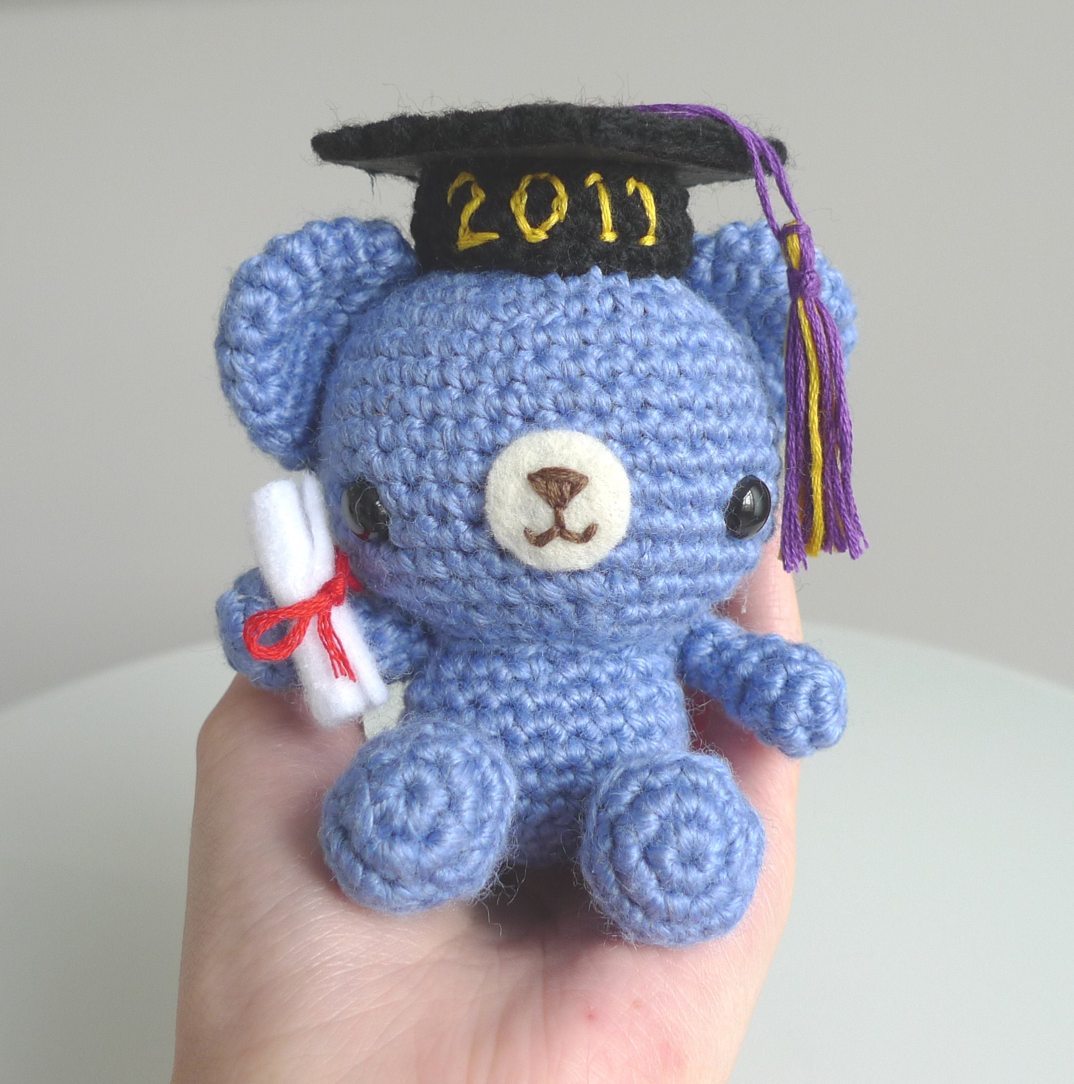 Graduation Teddy Crochet Pattern - Etsy