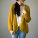 The Midtown Cardigan Knit Pattern - Etsy