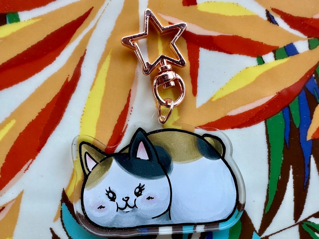 FFXIV Fat Cat Minion Keychain Charm Accessory - Etsy