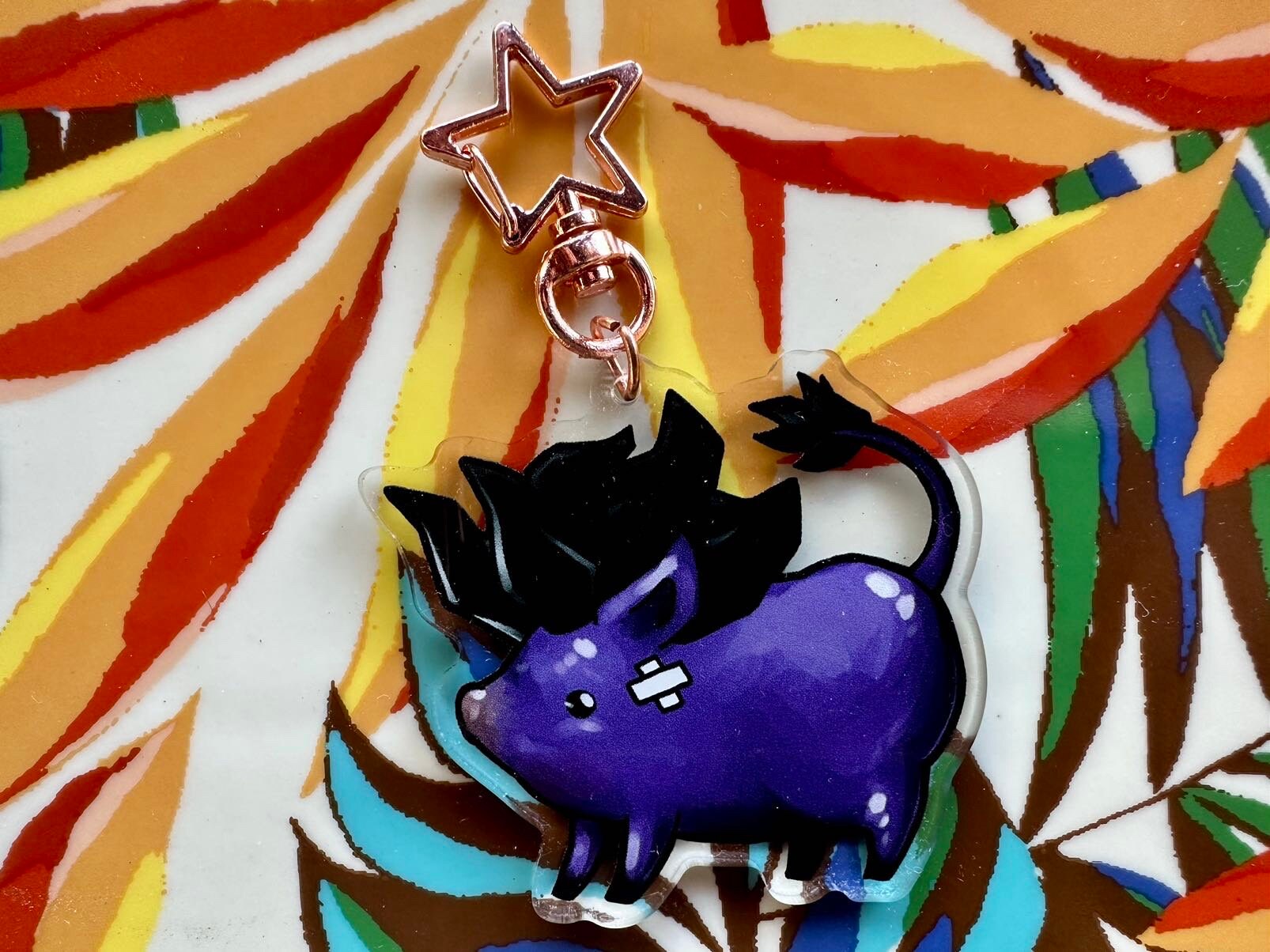 FFXIV Baby Behemoth Minion Keychain Charm Accessory - Etsy