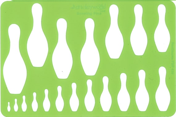 Flexishape Bowling Pins Template - Etsy