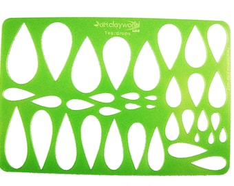 Flexishape Bulging Teardrops Template | Etsy