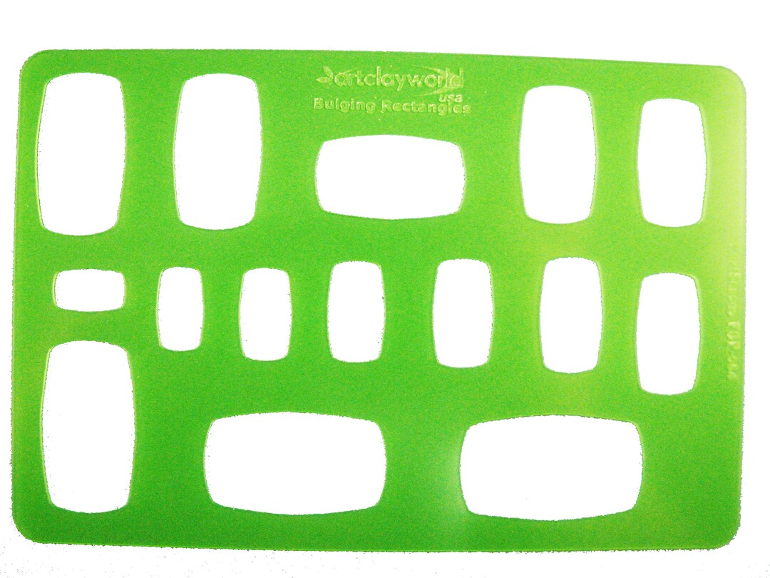 Flexishape Bulging Rectangles Template - Etsy