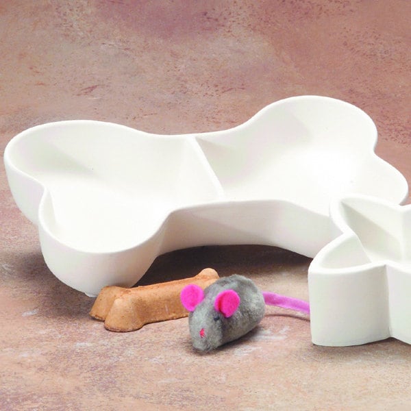 Bone Shaped Dog Bowl - Etsy