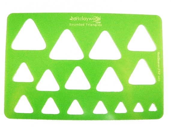 Flexishape Rounded Triangles Template - Etsy