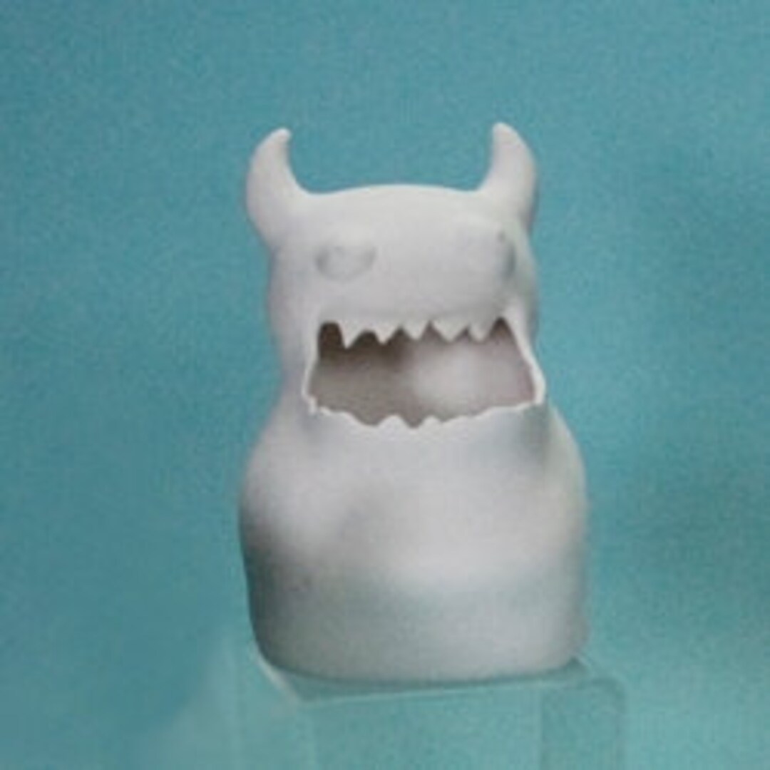 Bisque Baron Von Underbite Pencil Holder (unpainted, Ready for Glaze ...