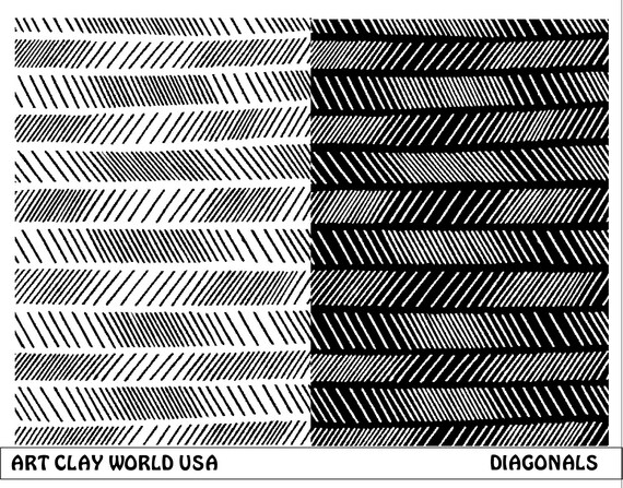 Low Relief Texture Diagonals | Etsy