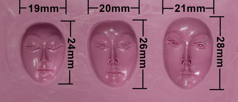 FlexiMold™ Faces Set 1 | Etsy