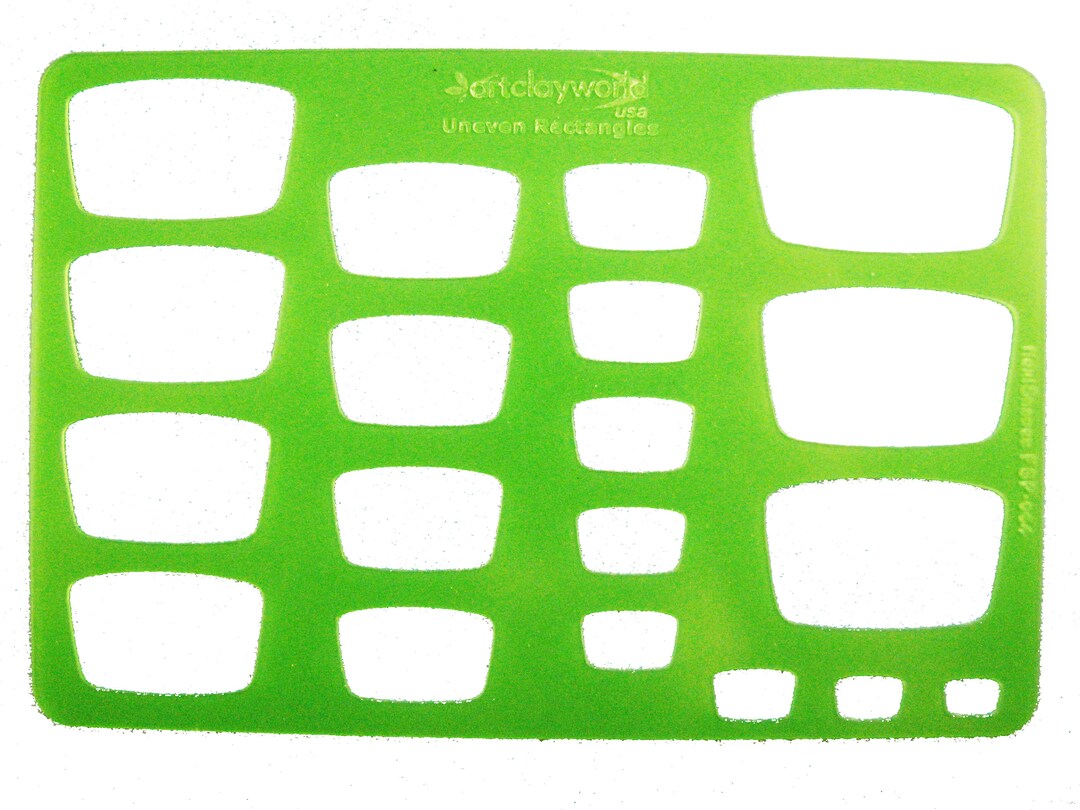 Flexishape Uneven Rectangles Template - Etsy