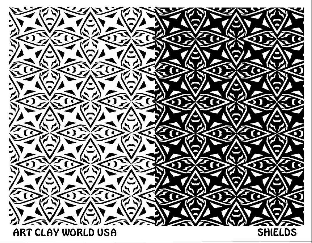 Low Relief Texture Shields - Etsy