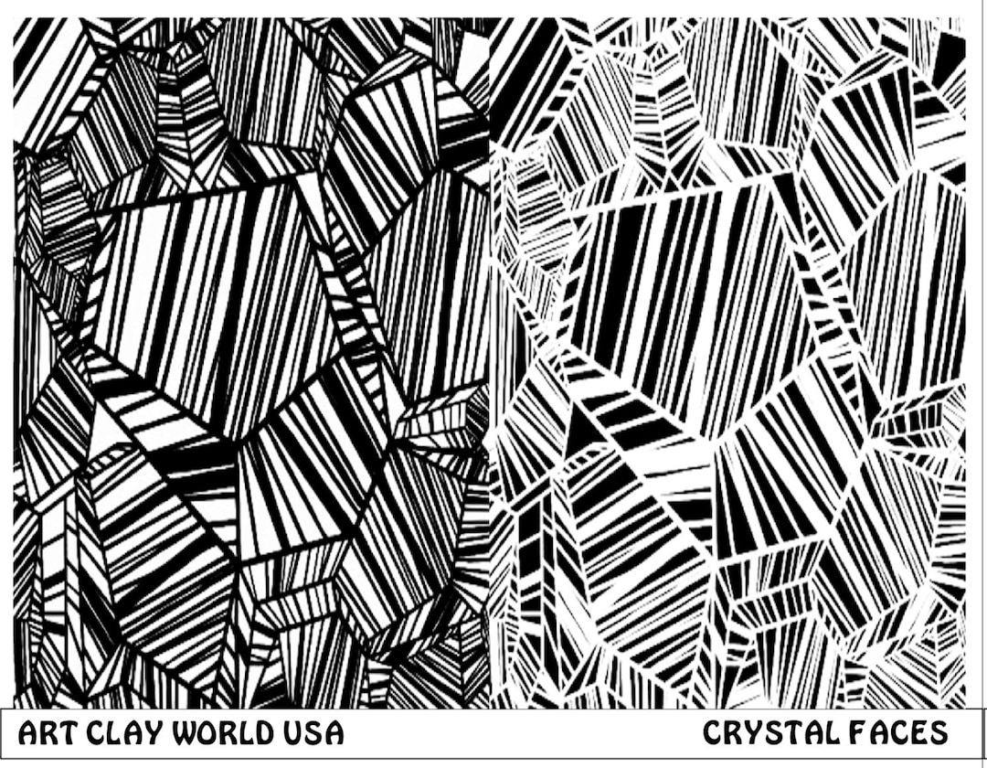 Low Relief Texture - Crystal Faces - Etsy