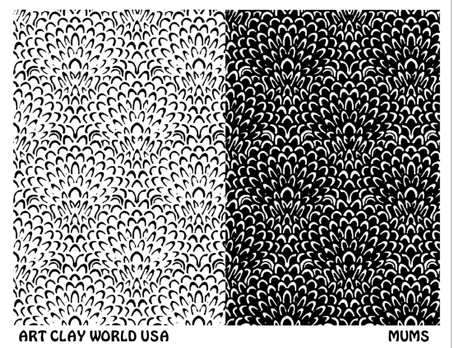 Low Relief Texture Mums - Etsy