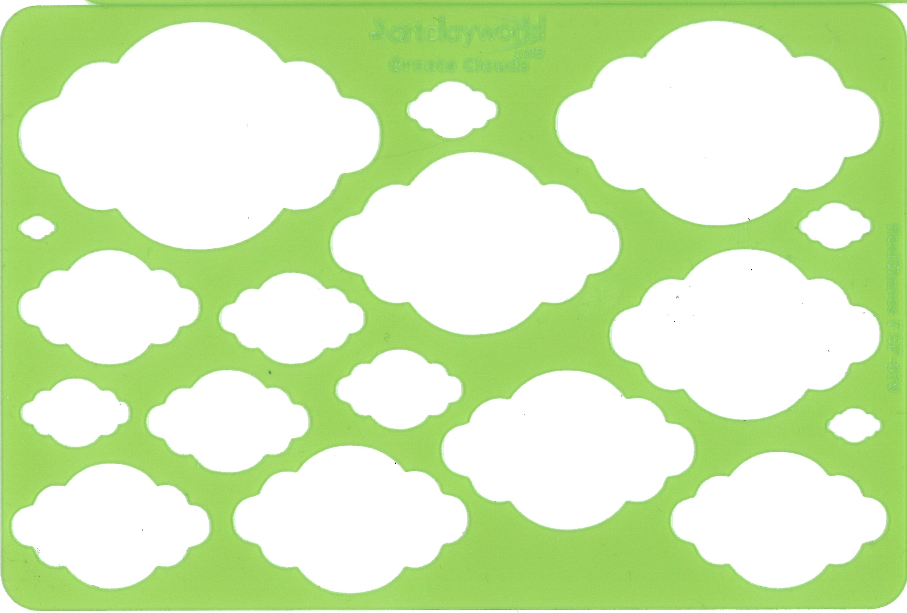 Flexishape Ornate Clouds Template - Etsy