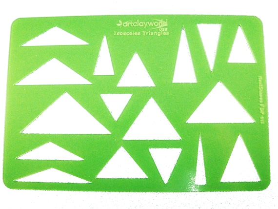 Flexishape Isosceles Triangles Template - Etsy