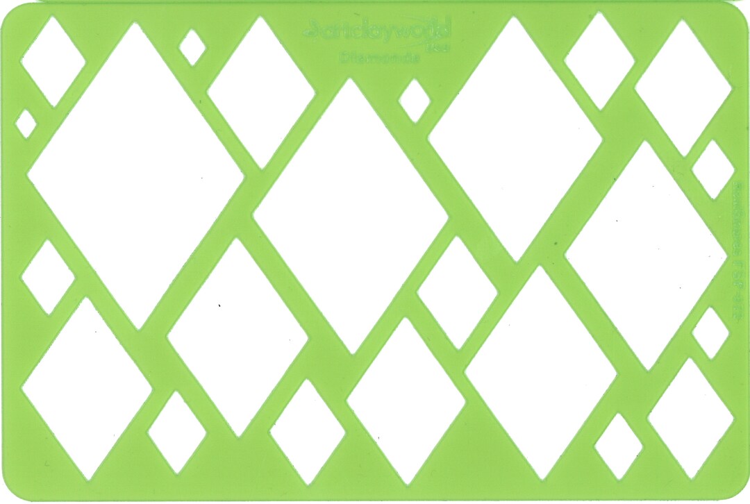 Flexishape Diamonds Template - Etsy
