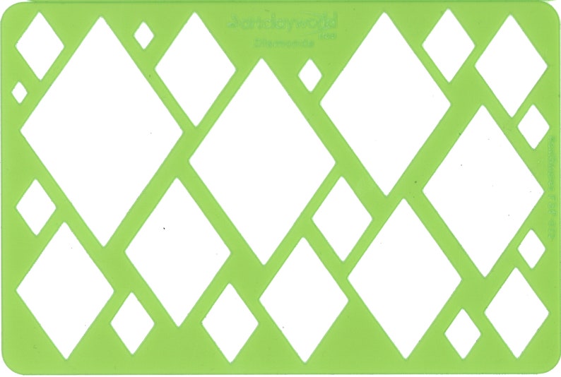 Flexishape Diamonds Template - Etsy