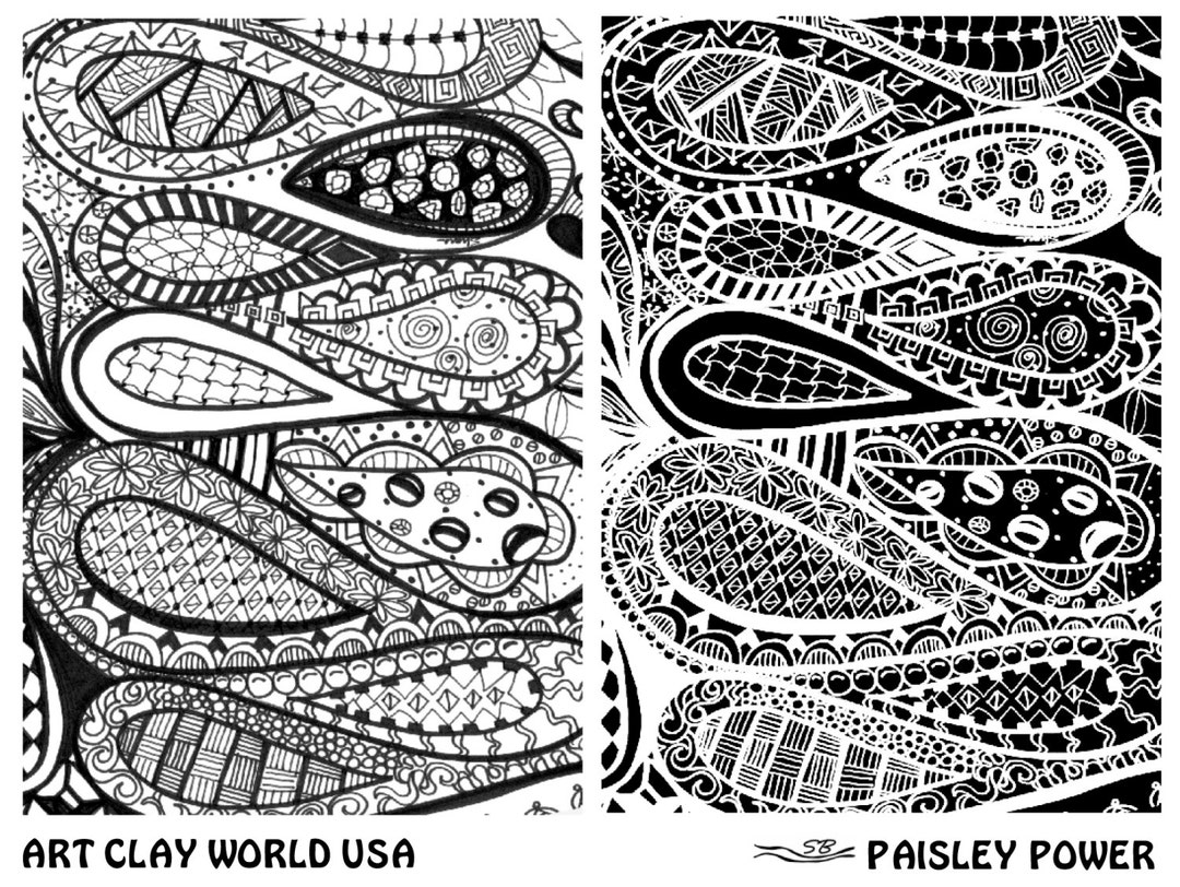 Low Relief Texture - Paisley Power - Etsy