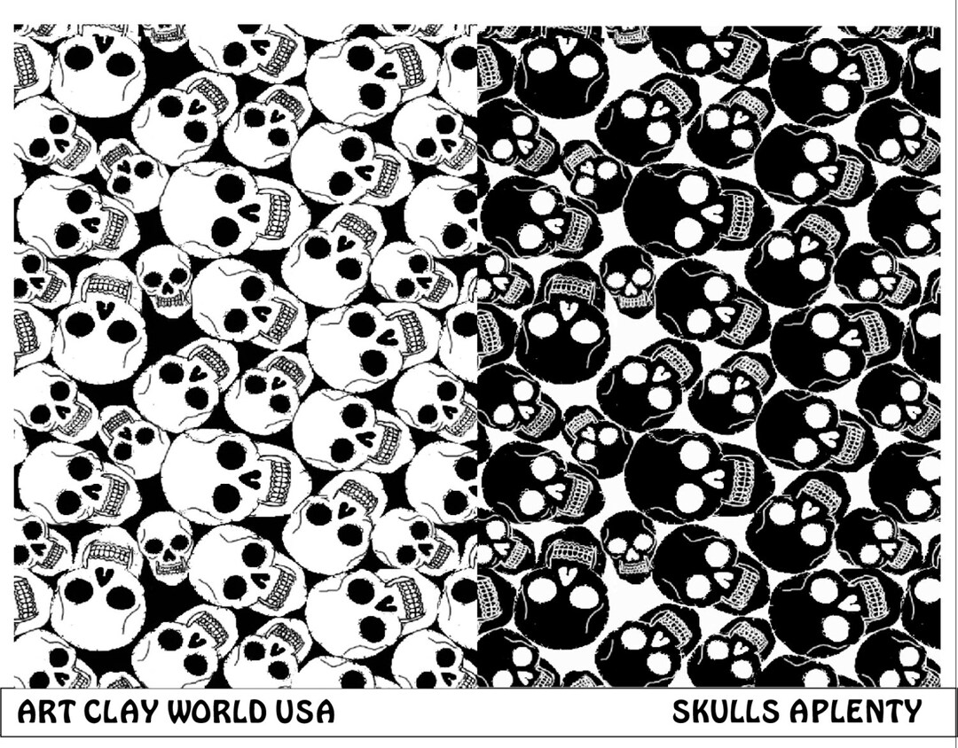 Low Relief Texture Skulls Aplenty - Etsy