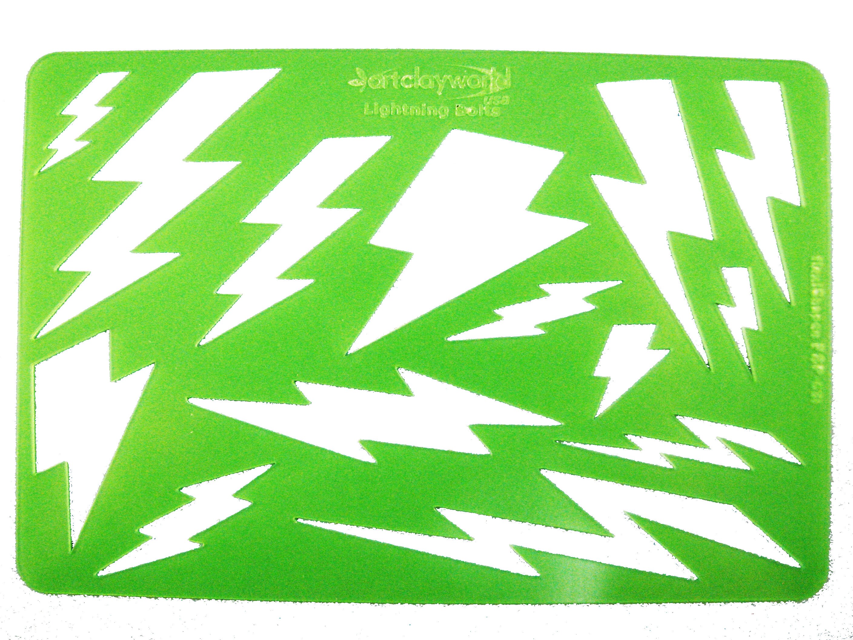 Flexishape Lightning Bolts Template - Etsy