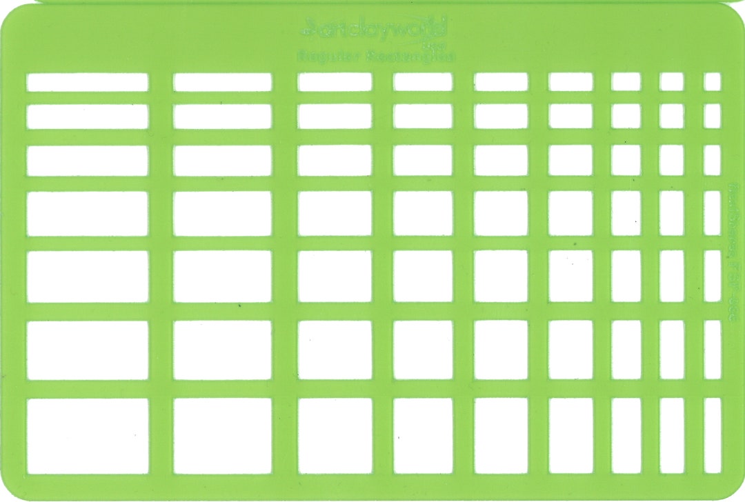 Flexishape Regular Rectangles Template - Etsy