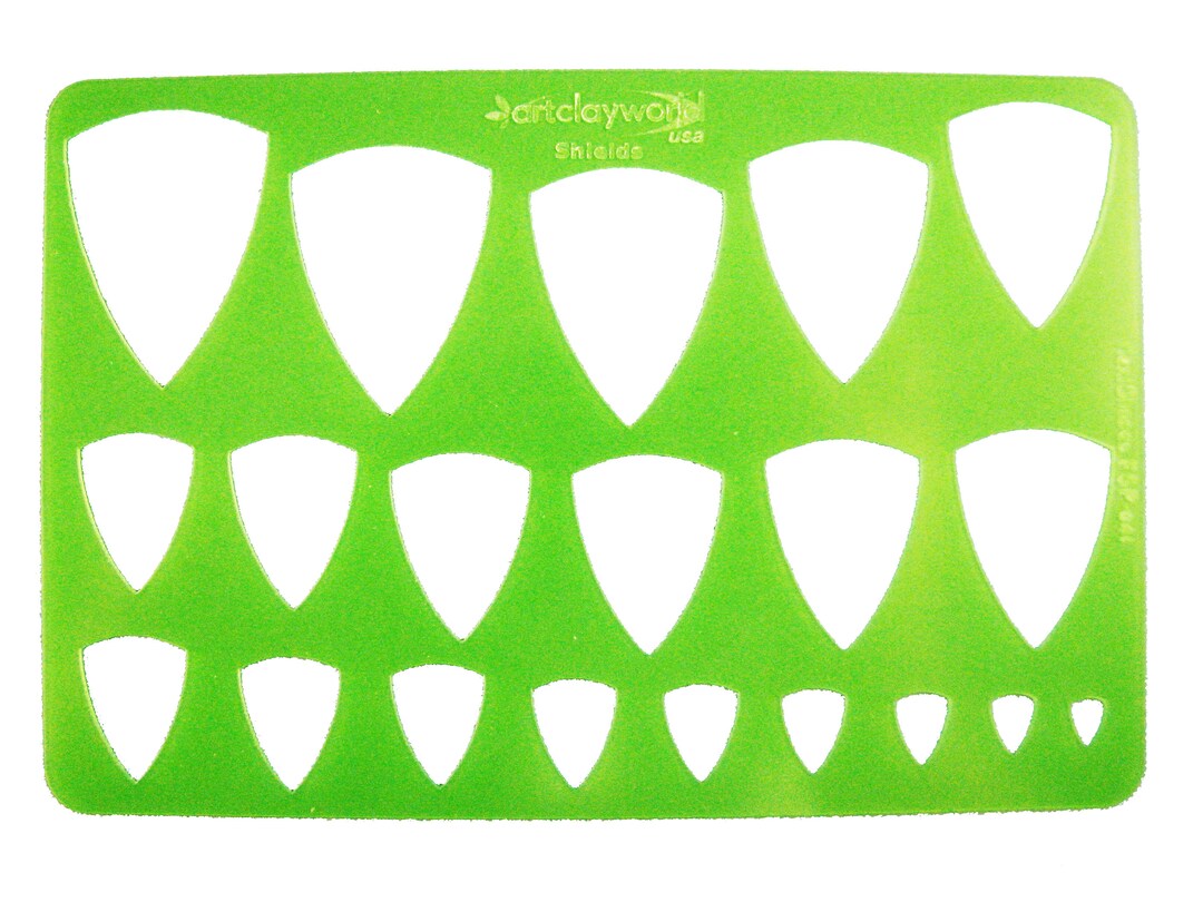 Flexishape Shields Template - Etsy