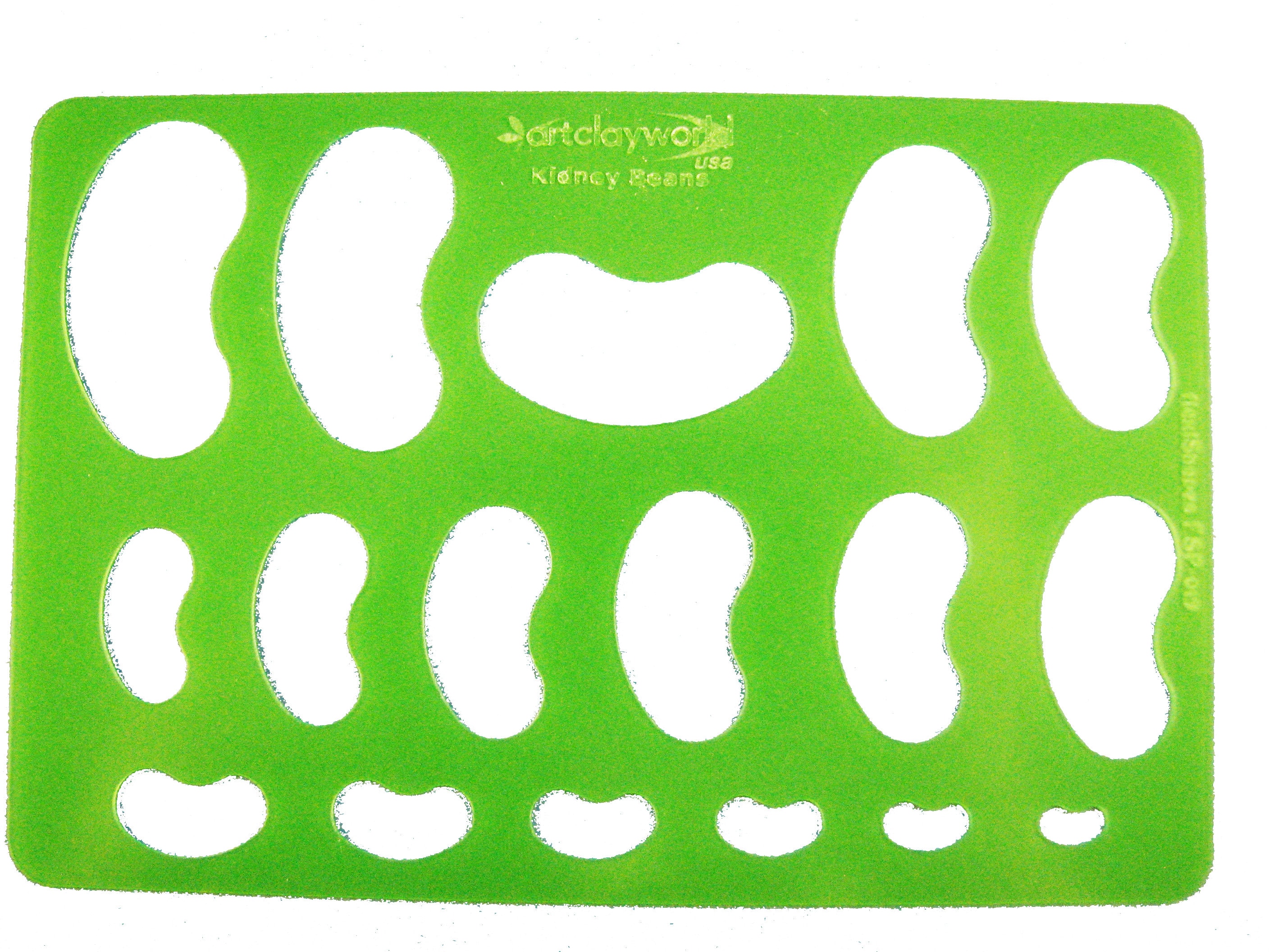 Flexishape Kidney Beans Template - Etsy