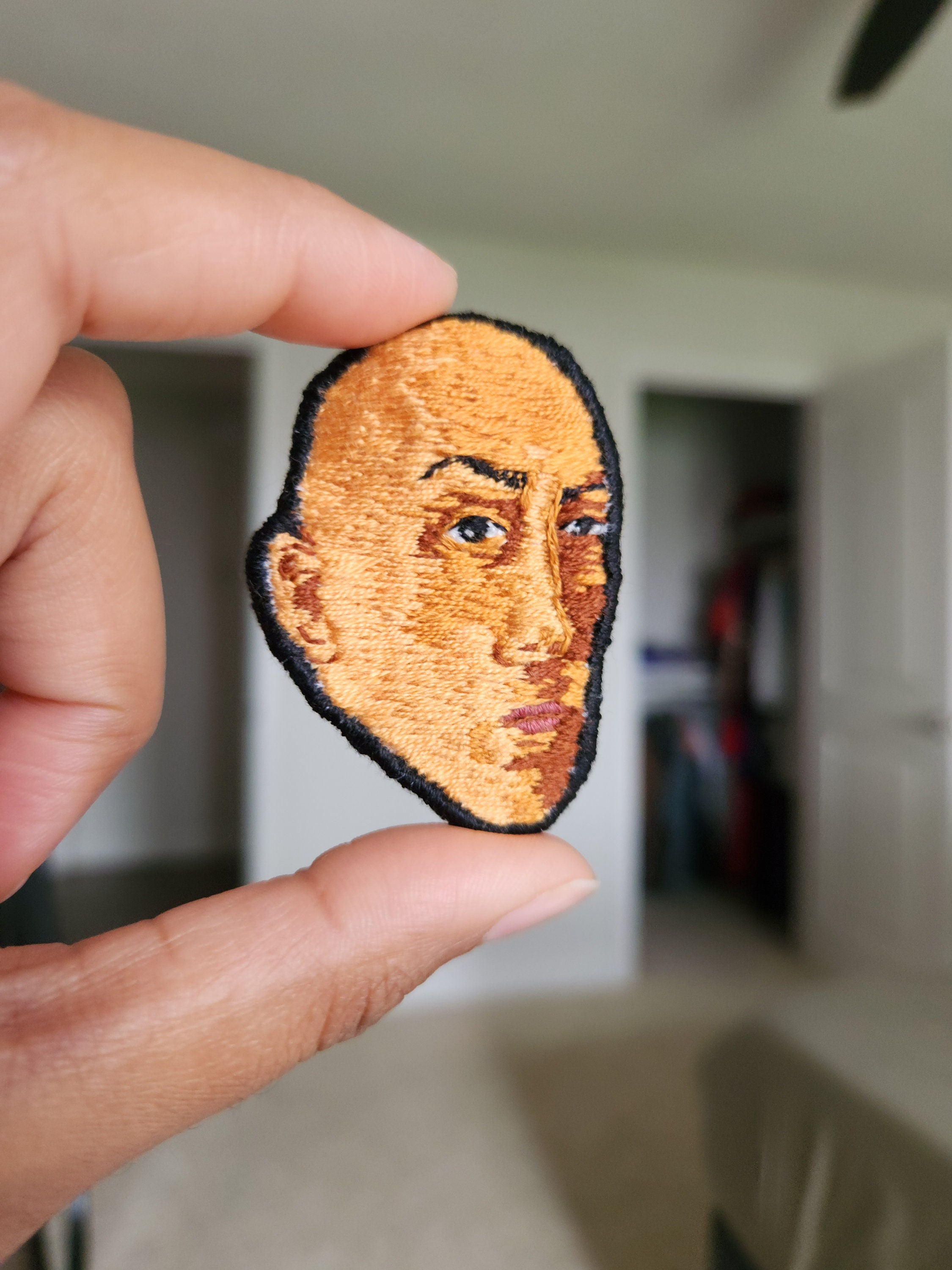Dwayne Johnson Iron on Patch, the Rock Wrestling Wrestler Hand ...