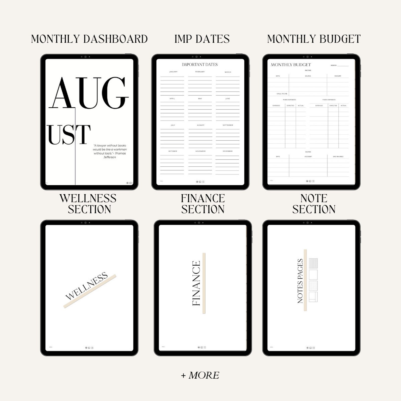 DIGITAL Law School Planner - Undated Law Student Planner - Goodnotes ...