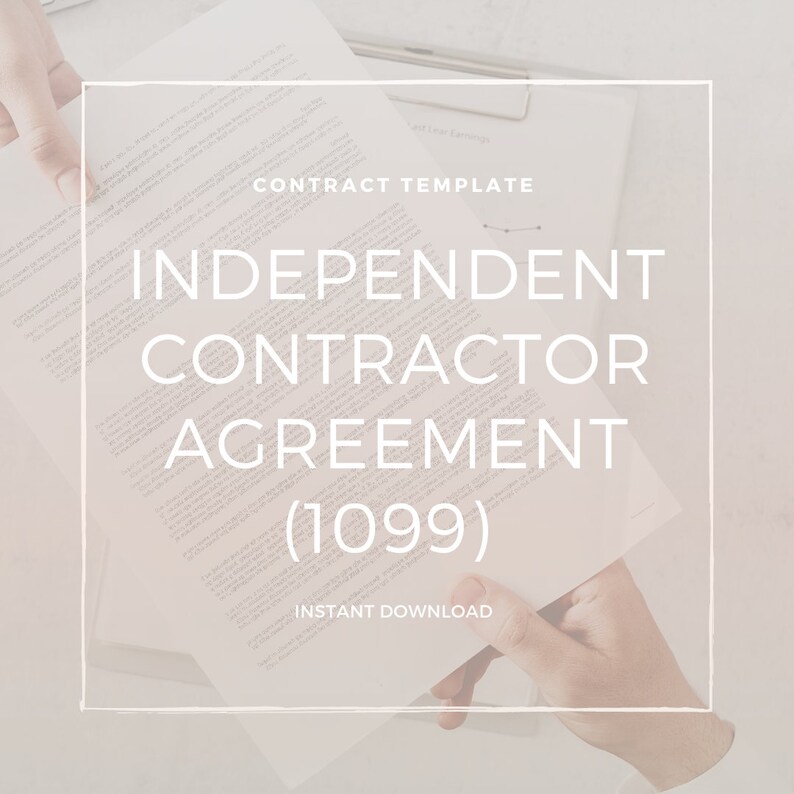 1099 Contract Employee Template | Employee Agreement | Employee ...