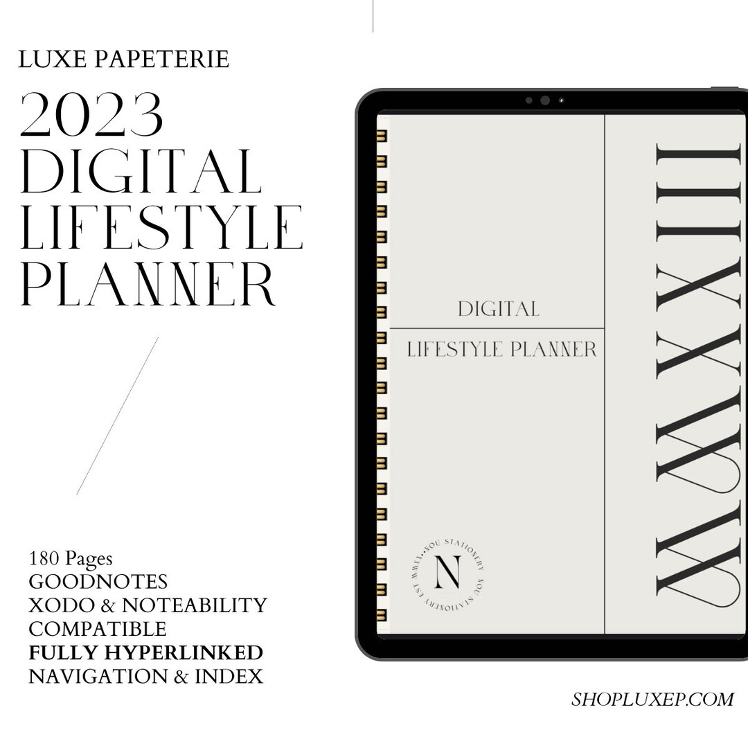 2023 Digital Lifestyle Planner | Modern Planner | iPad Daily Planning ...