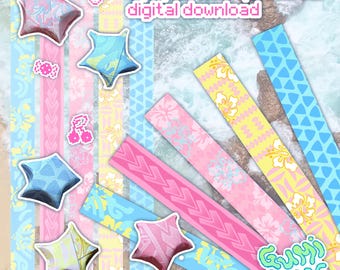 100 Paper Stars - Etsy