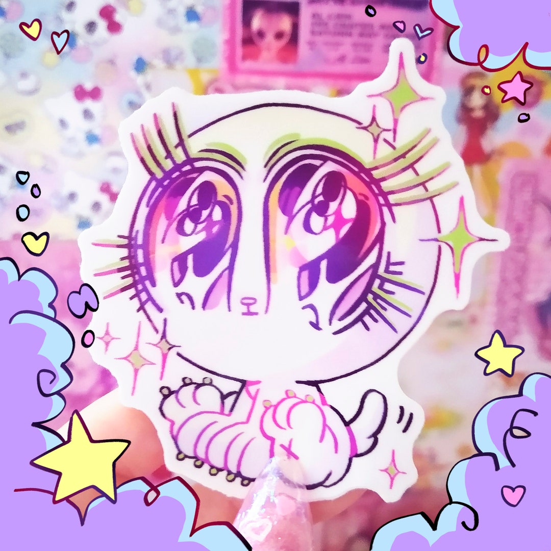Anime Marble Baby Vinyl Sticker - Etsy